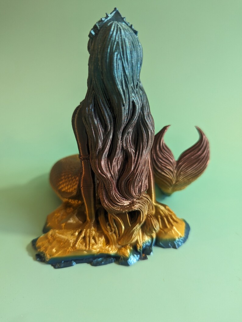 3D Printed Mermaid - Etsy