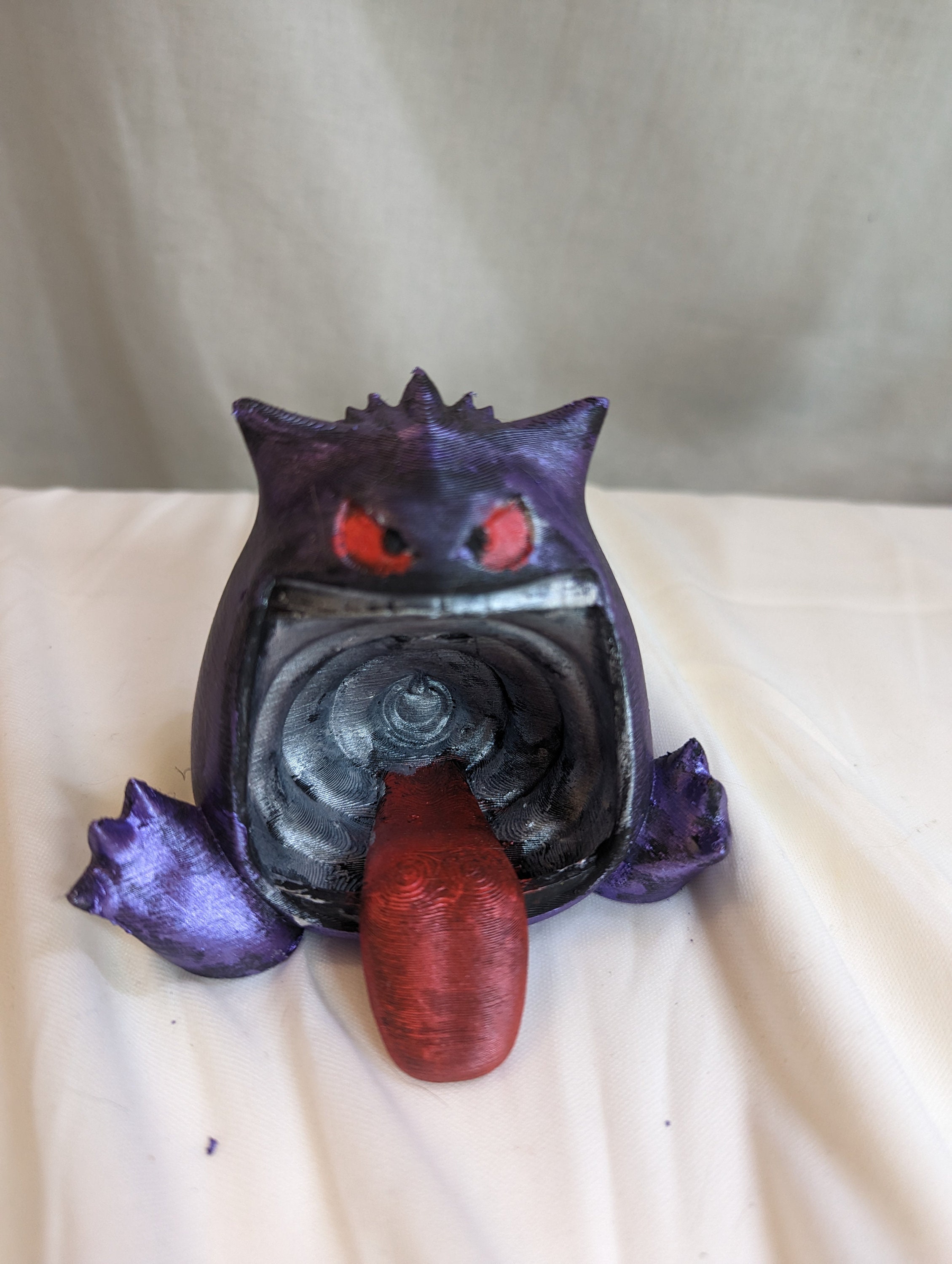 Big Mouth Gengar 3d Printed Gigantimax Gengar - Etsy