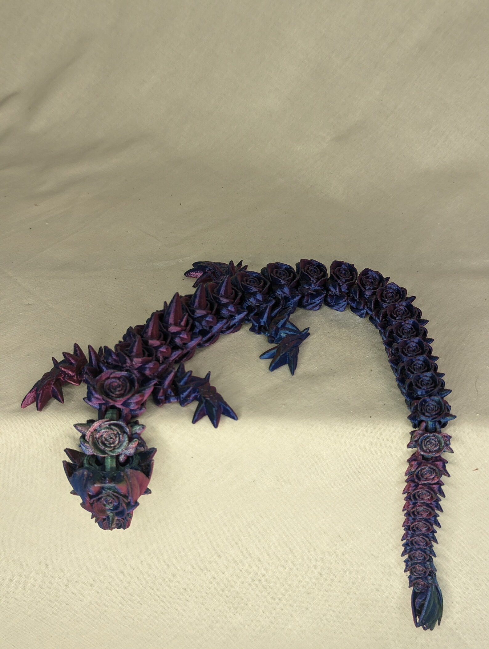 Articulated Rose Dragon 3D Print - Etsy