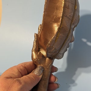 Futuristic 3D Cracked Amber Mask Wall Art - Modern Sculpture Replica ...