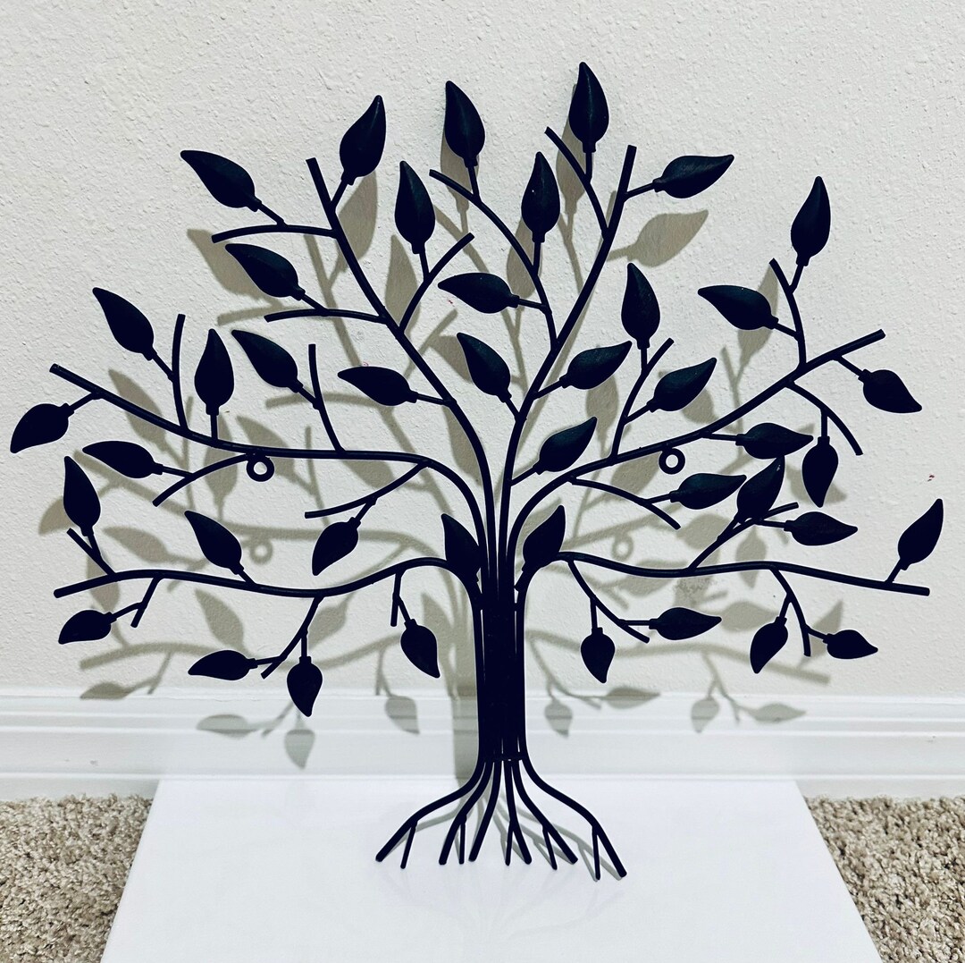 Metal Wall Tree Black - Etsy
