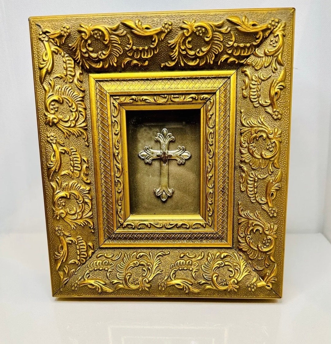 Belinda Miley Ornate Cross Shadow Box - Etsy