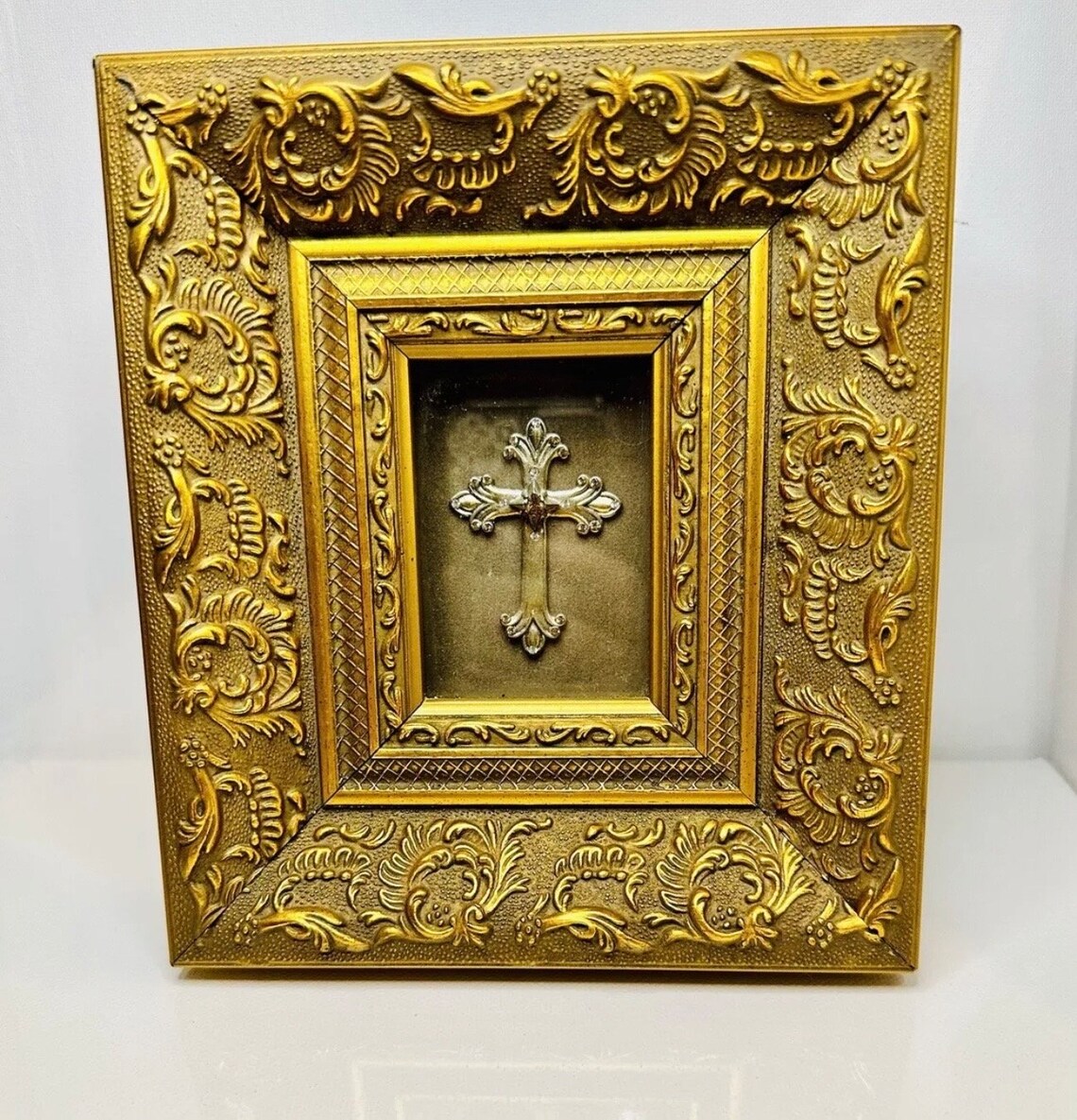 Belinda Miley Ornate Cross Shadow Box - Etsy