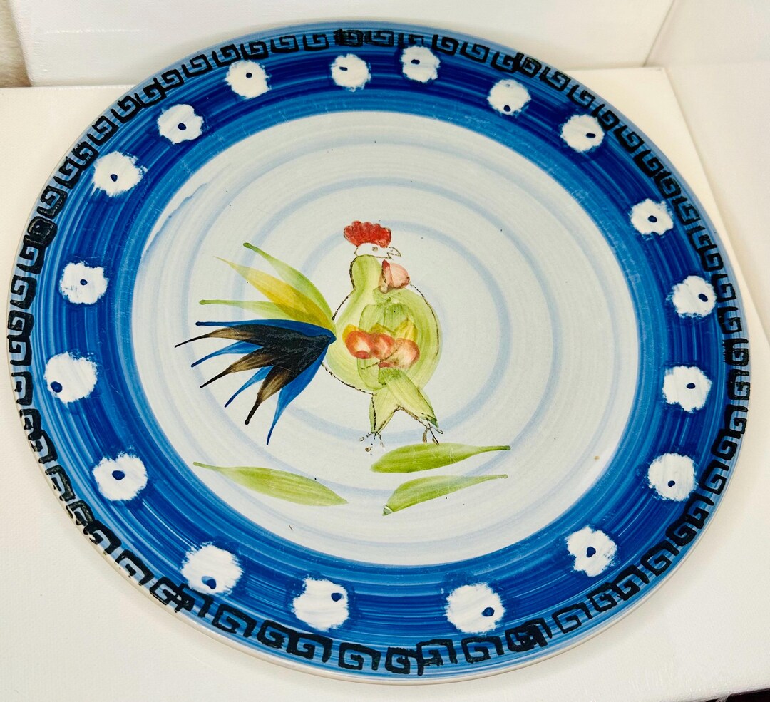 Royal Norfolk Salad Dinner Plate Vintage Rooster Set 2 - Etsy