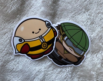 One Punch Man Stickers - Etsy
