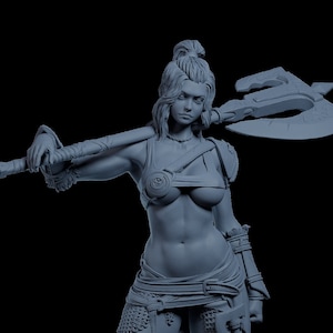 Thora (standard & NSFW Versions) - Toydoy Miniatures - 75mm / Bust - Etsy