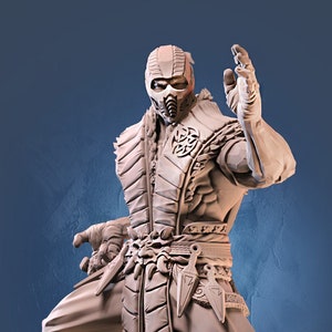 Glacial Ninja - Dragun Studios - 28mm / 32mm / 36mm / 100mm - Etsy