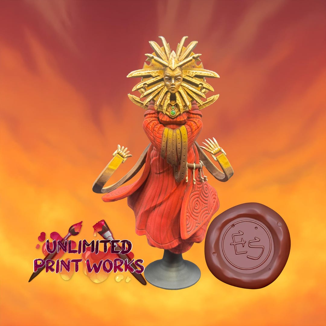 Lady of Pain Miniature - Ethan Savage Studios - Resin Printed Miniature ...