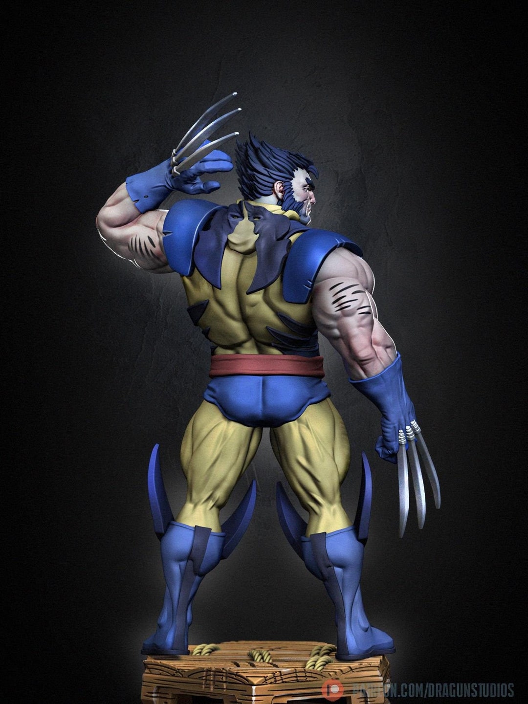Berkserker Badger Miniature (2 Variations) - Dragun Studios - 28mm ...