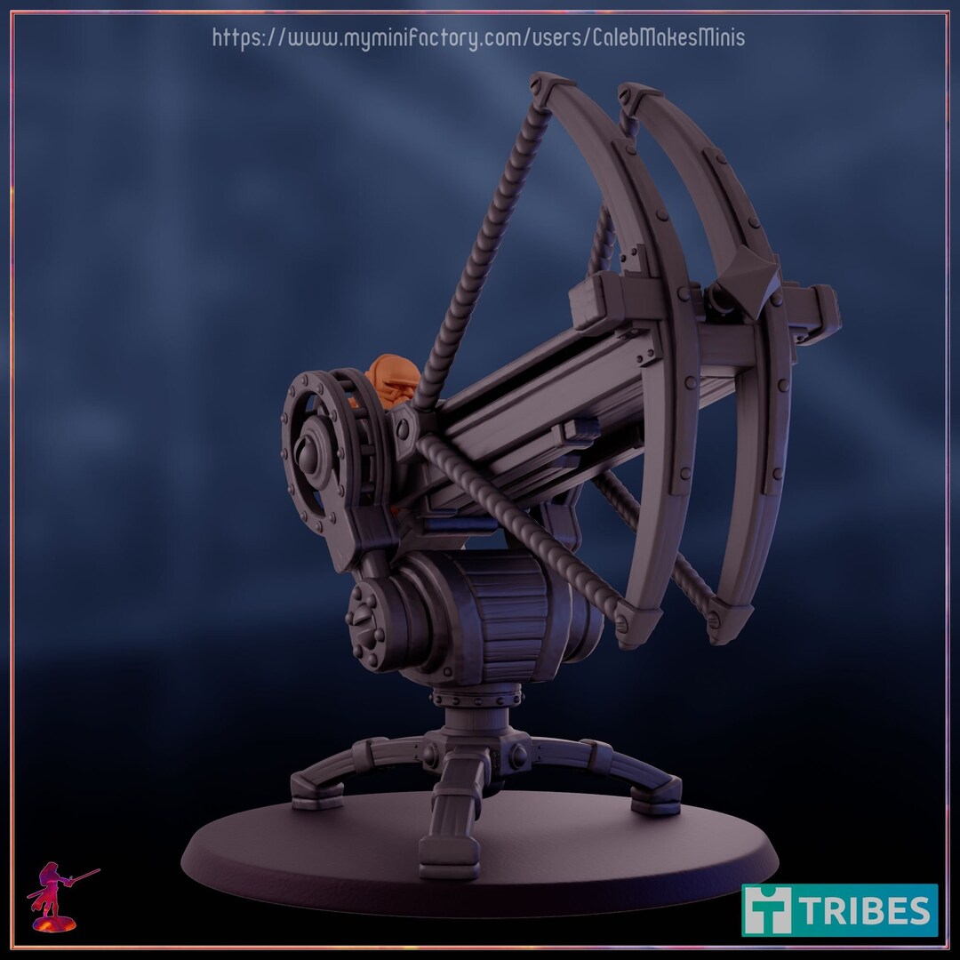 Mountain Dwarf Bolt Thrower Caleb Makes Minis 28mm / 32mm / 36mm - Etsy