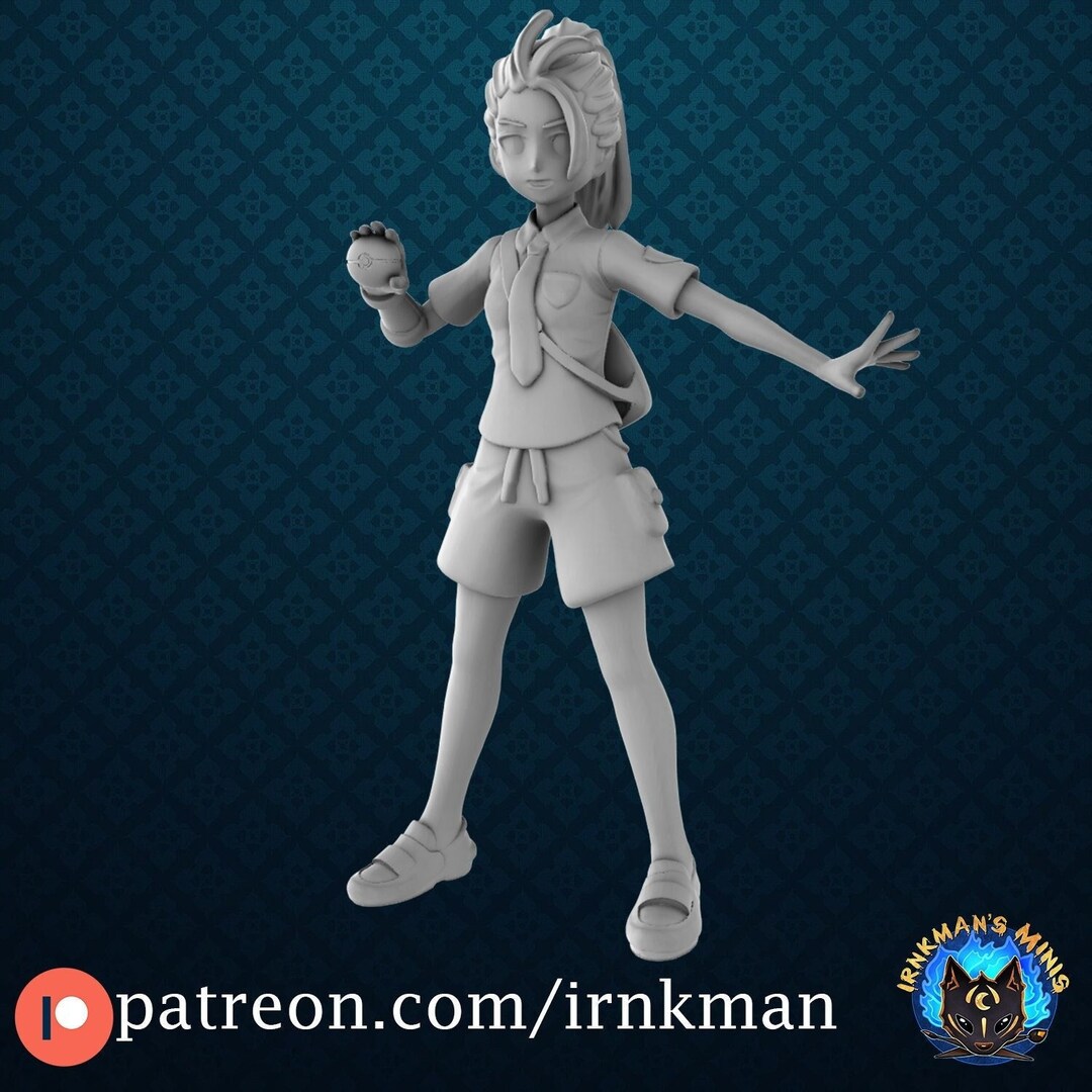 Trainer Nemona Miniature Irnkman's Minis 28mm / 32mm / 36mm - Etsy