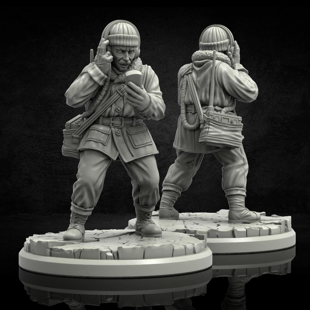 Radio Miniature - 28mm / 32mm / 36mm - Adaevy Creations - Resin Printed ...