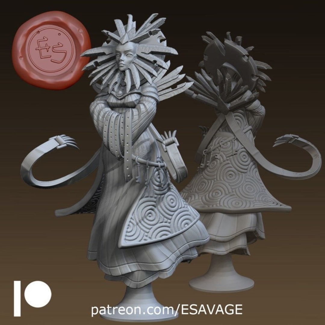 Lady of Pain Miniature - Ethan Savage Studios - Etsy