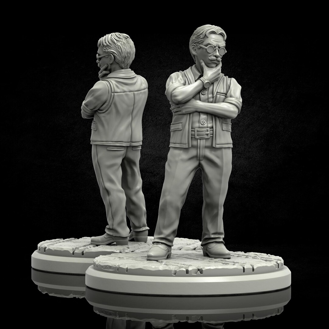 Reporter Miniature - 28mm / 32mm / 36mm - Adaevy Creations - Resin ...