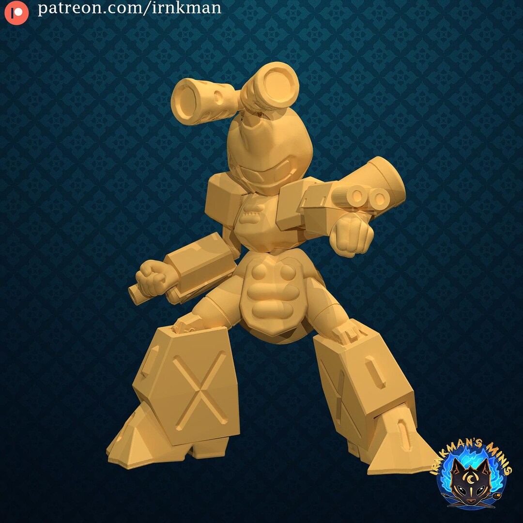 Beetle Bot Miniature - 28mm / 32mm / 36mm - Irnkman's Minis - Resin ...