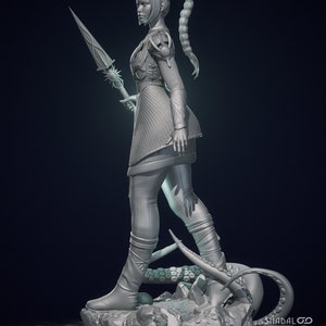 Servant of Shar Statue / Garage Kit (standard & NSFW Variations ...