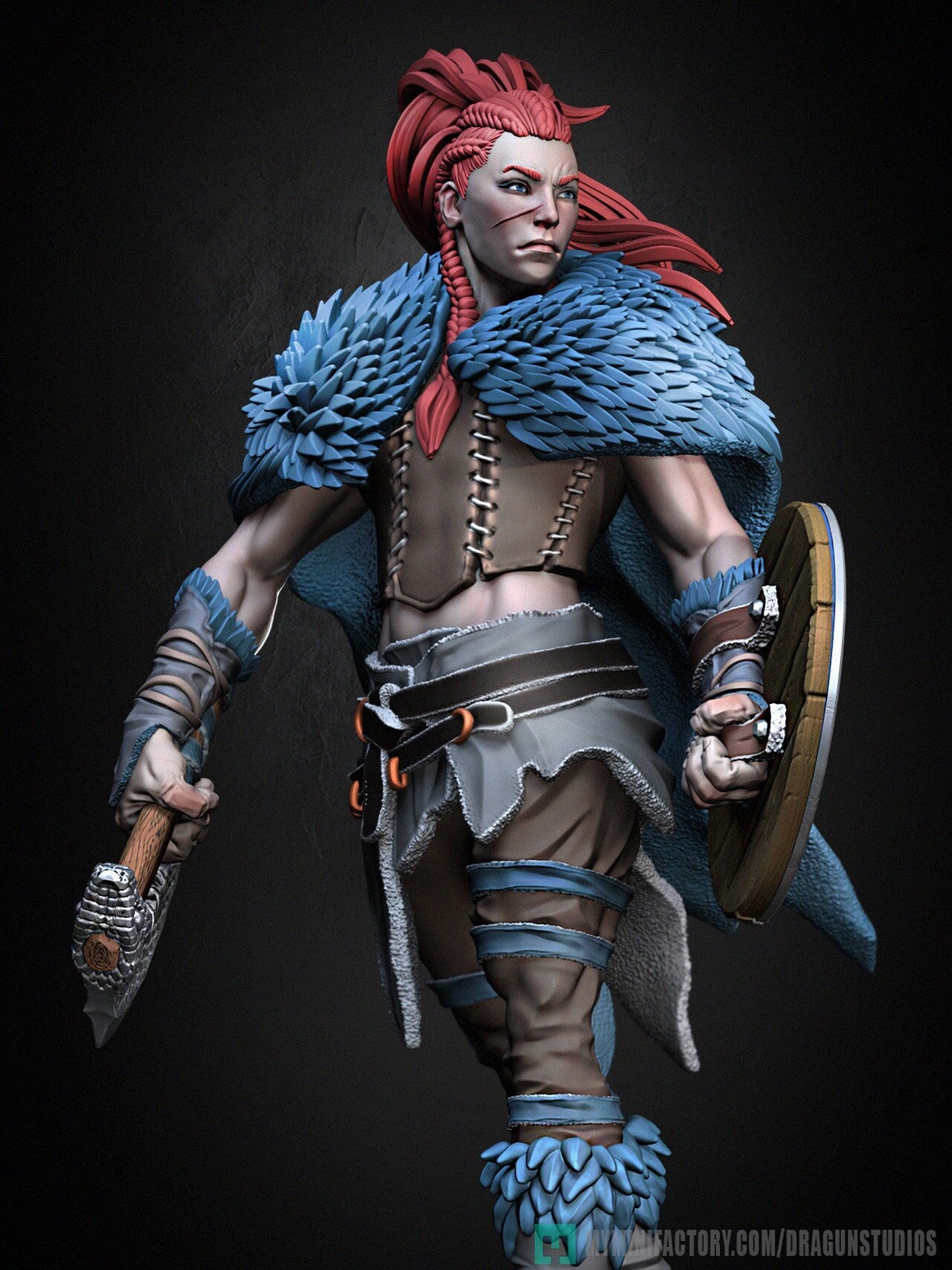 Freyja chimera Armor Set Dragun Studios 28mm / 32mm / 36mm / 75mm - Etsy