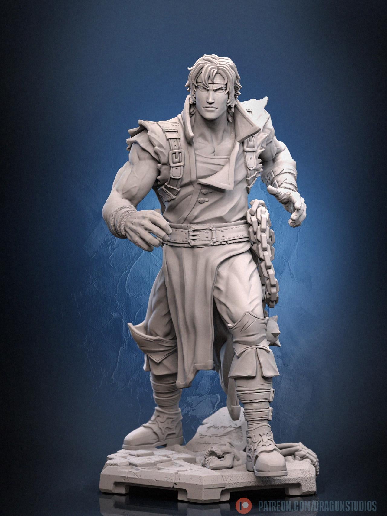 Vampire Vanquisher (rondo Ver.) Miniature - 28mm / 32mm / 36mm / 100mm ...