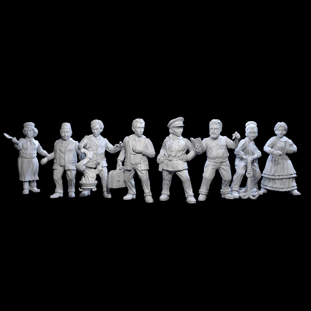Unfathomable: Abyssal Character Miniatures Set - Adaevy Creations ...
