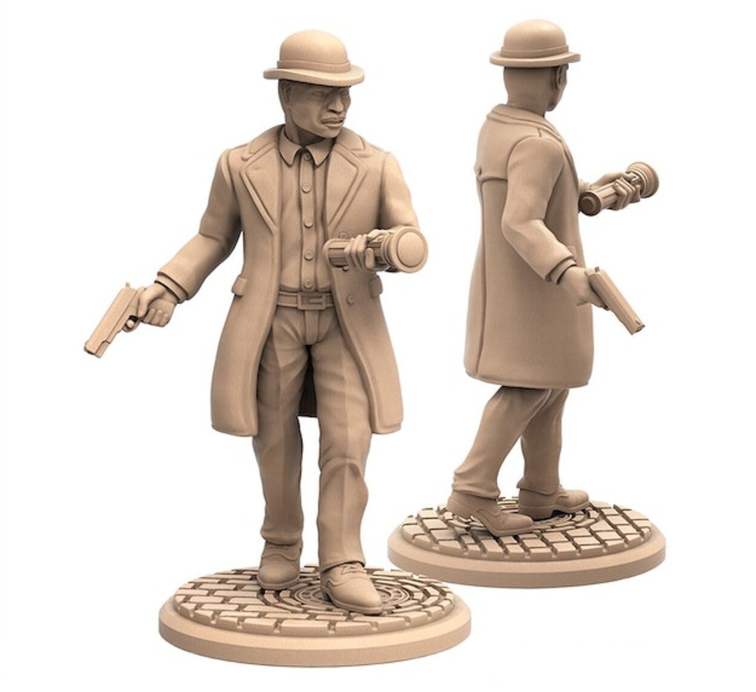 Detective Miniature - Adaevy Creations - 28mm / 32mm / 36mm - Etsy