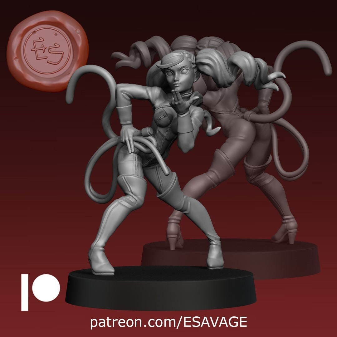 Phantom Cat Miniature - Ethan Savage Studios - 28mm / 32mm / 36mm - Etsy