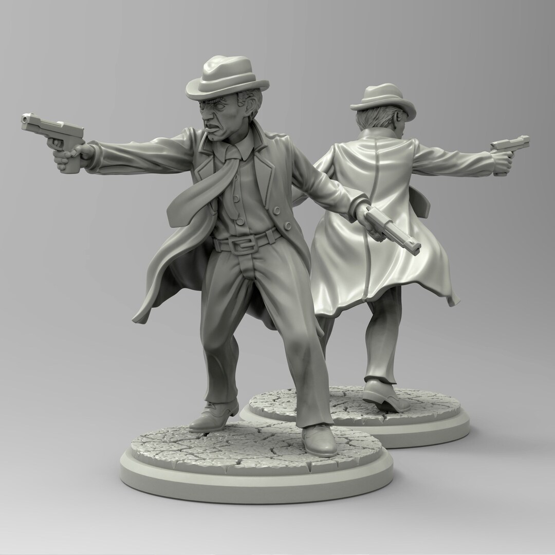 Private Eye Miniature - Adaevy Creations - 28mm / 32mm / 36mm - Etsy