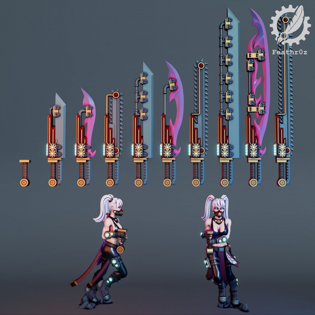 Aurora Vanguard Swords Feathr0z 32mm - Etsy