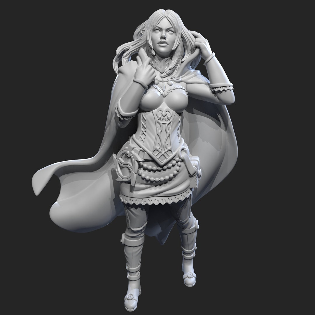 Serena Krovzovich Miniature (standard, Diorama & NSFW Variations) - Vortex Studios - 28mm / 32mm ...