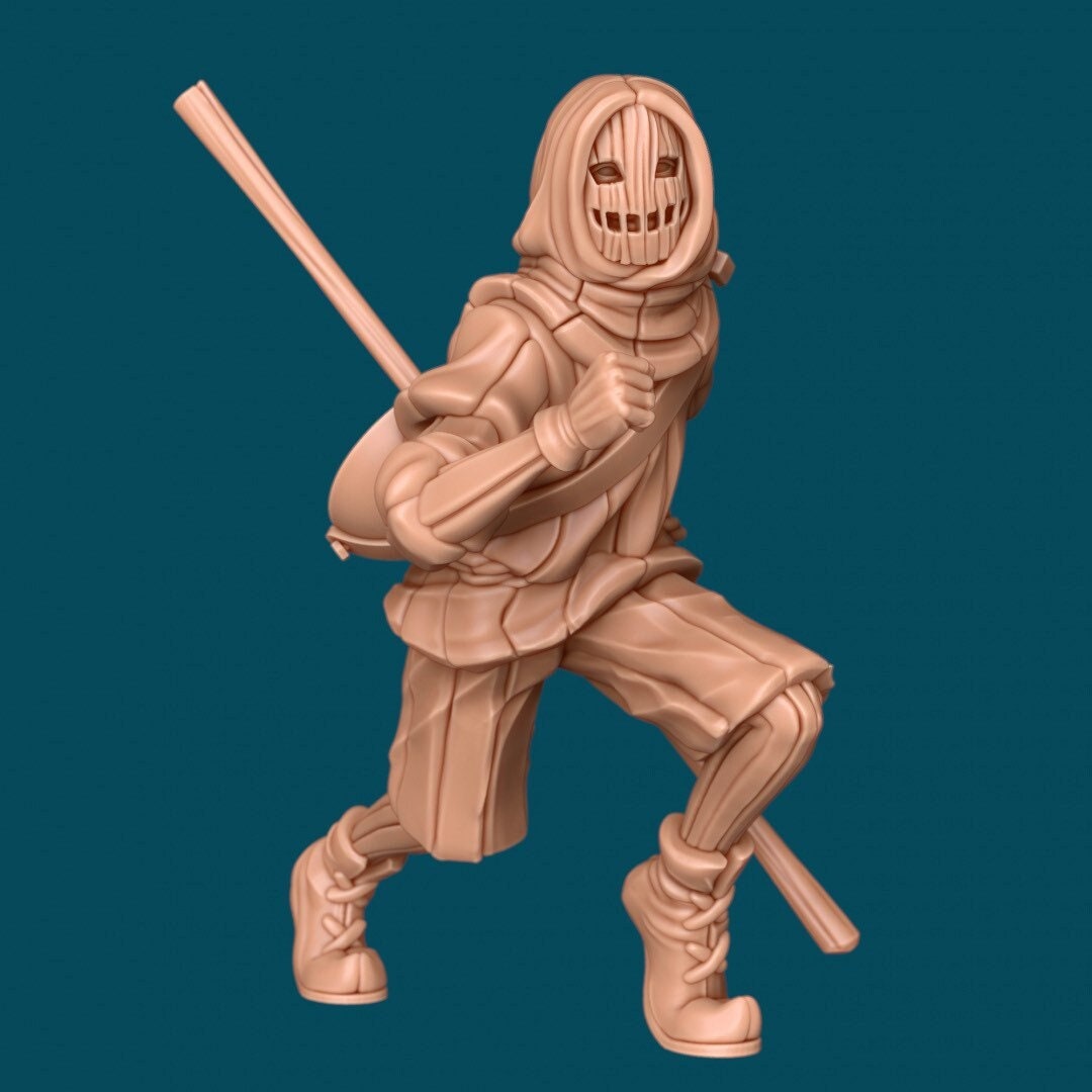 Rainbow, Mercy Monk - Awkward Penguin’s Minis - 28mm / 32mm / 36mm - Etsy