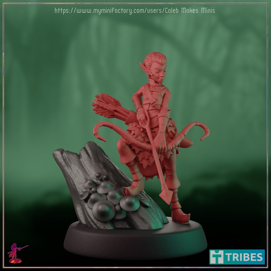 Eladrin Autumn Ranger Caleb Makes Minis 28mm / 32mm / 36mm - Etsy