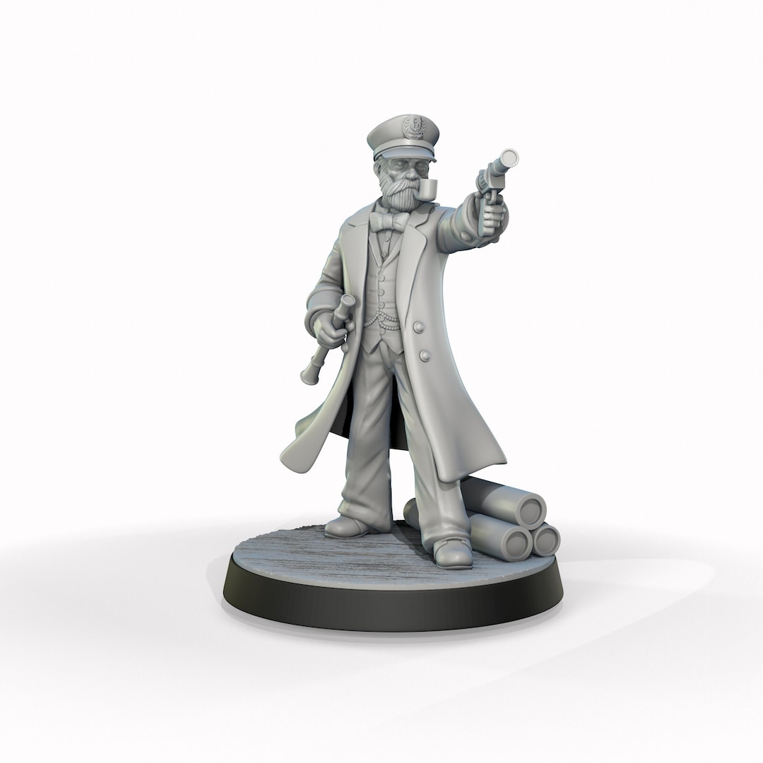 The River Boat Pilot Miniature - Cosmondo - 28mm / 32mm / 36mm - Etsy