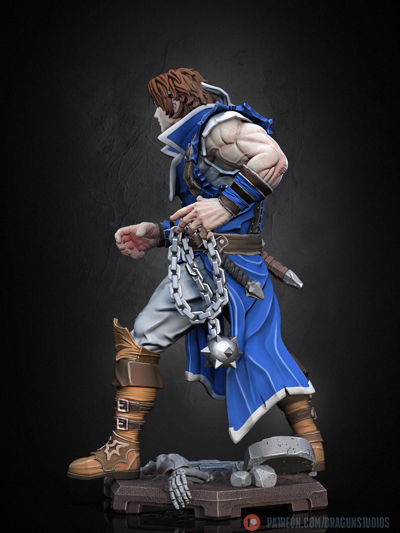 Vampire Vanquisher (rondo Ver.) Miniature - 28mm / 32mm / 36mm / 100mm ...