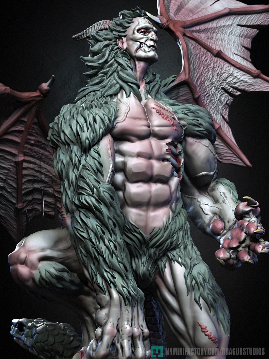 Humaneater Keeper Dragun Studios 85mm / 170mm - Etsy