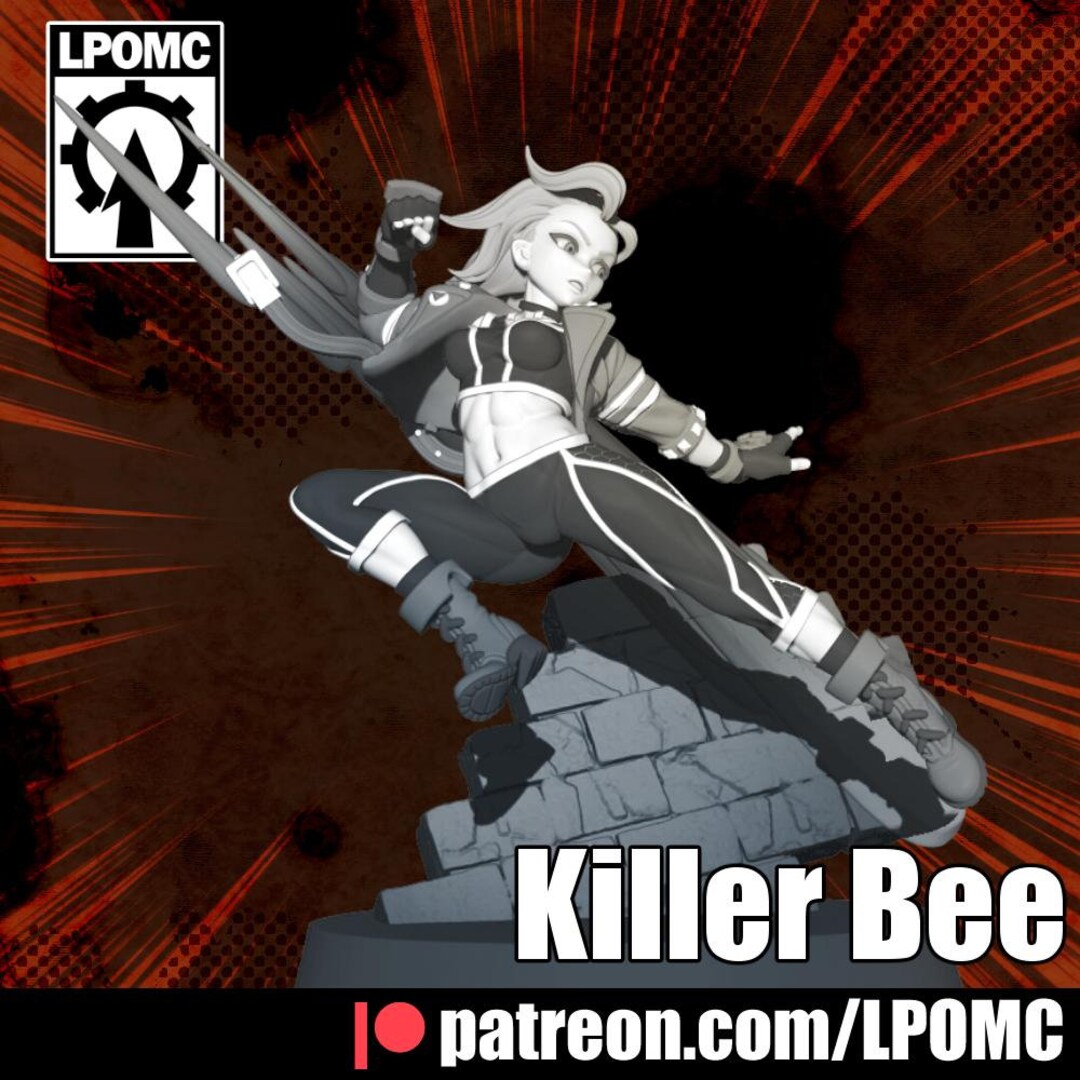 Killer Bee Miniature - LPOMC - 28mm / 32mm / 36mm / 75mm - Etsy