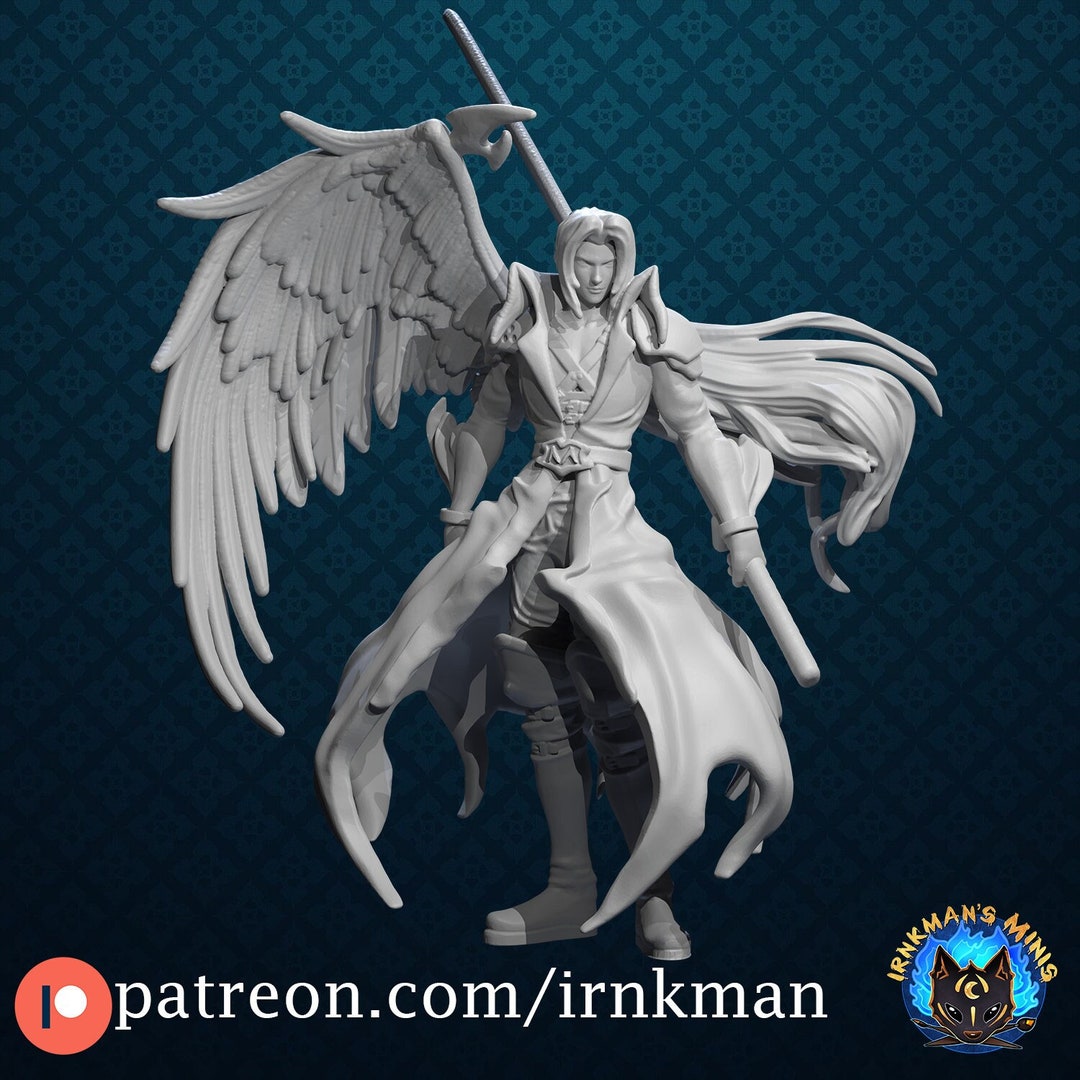 One Winged Angel - Irnkman's Minis - 28mm / 32mm / 36mm - Etsy