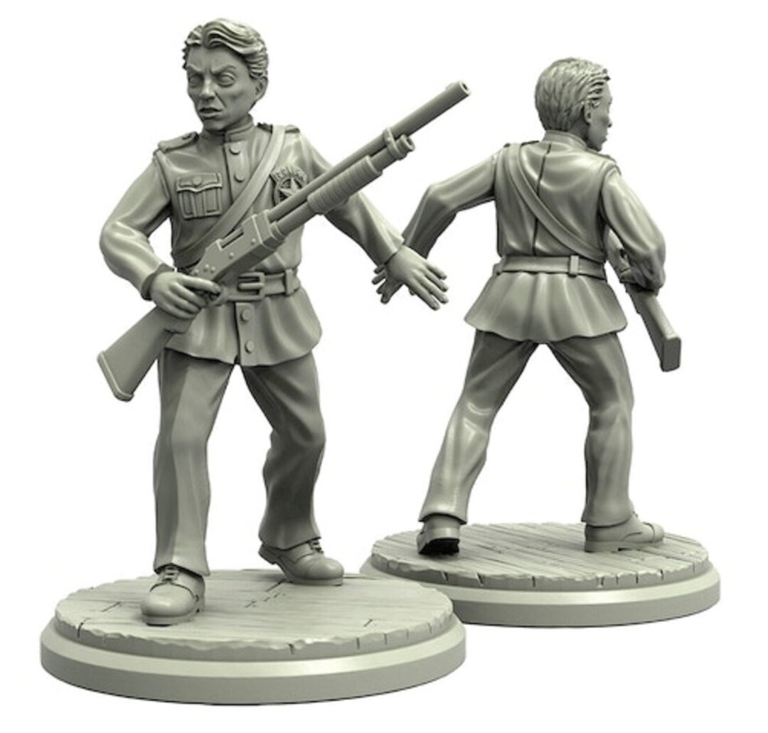 Rookie Cop Miniature - Adaevy Creations - 28mm / 32mm / 36mm - Etsy