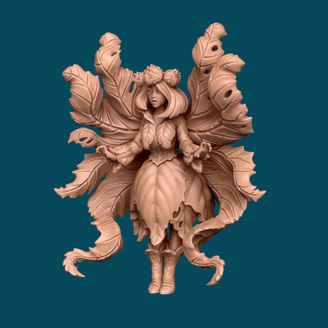 Maple, a Fey Druid - Awkward Penguin’s Minis - 28mm / 32mm / 36mm - Etsy