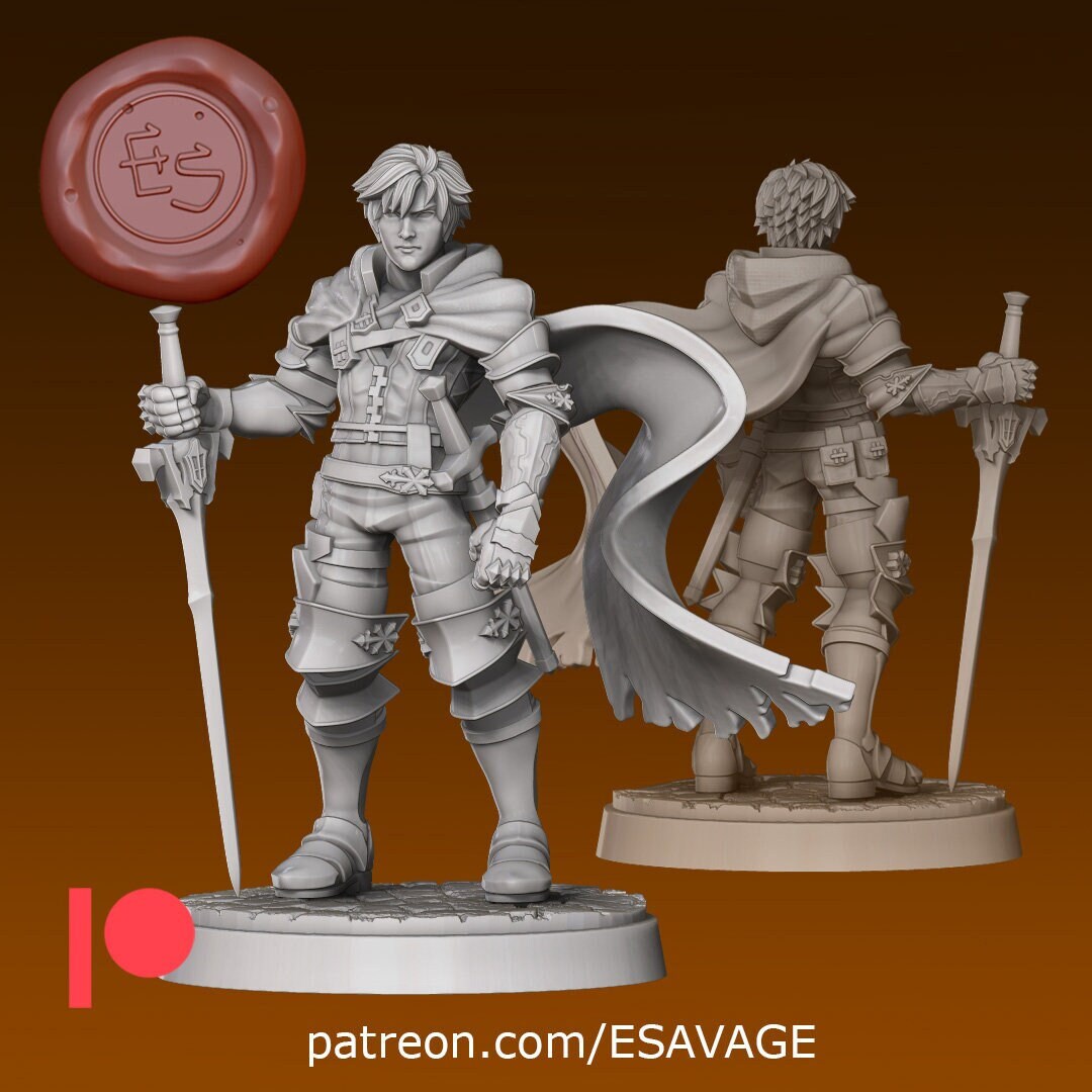 Rising Phoenix Clyde - Ethan Savage Studios - 28mm / 32mm / 36mm - Etsy