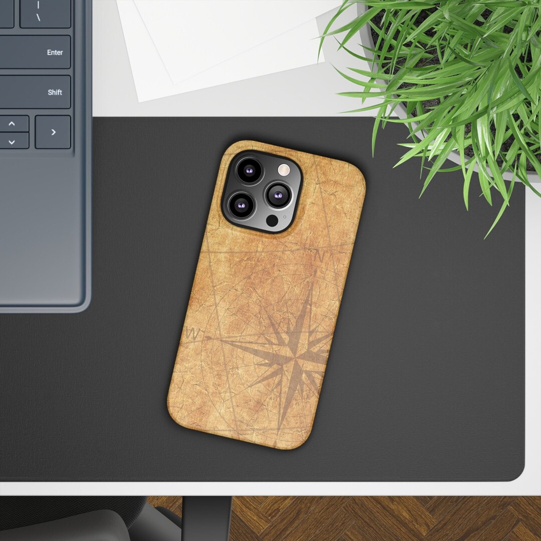 Old Tattered Map Vintage Inspired Phone Case Cool Faux Textured Pirate ...