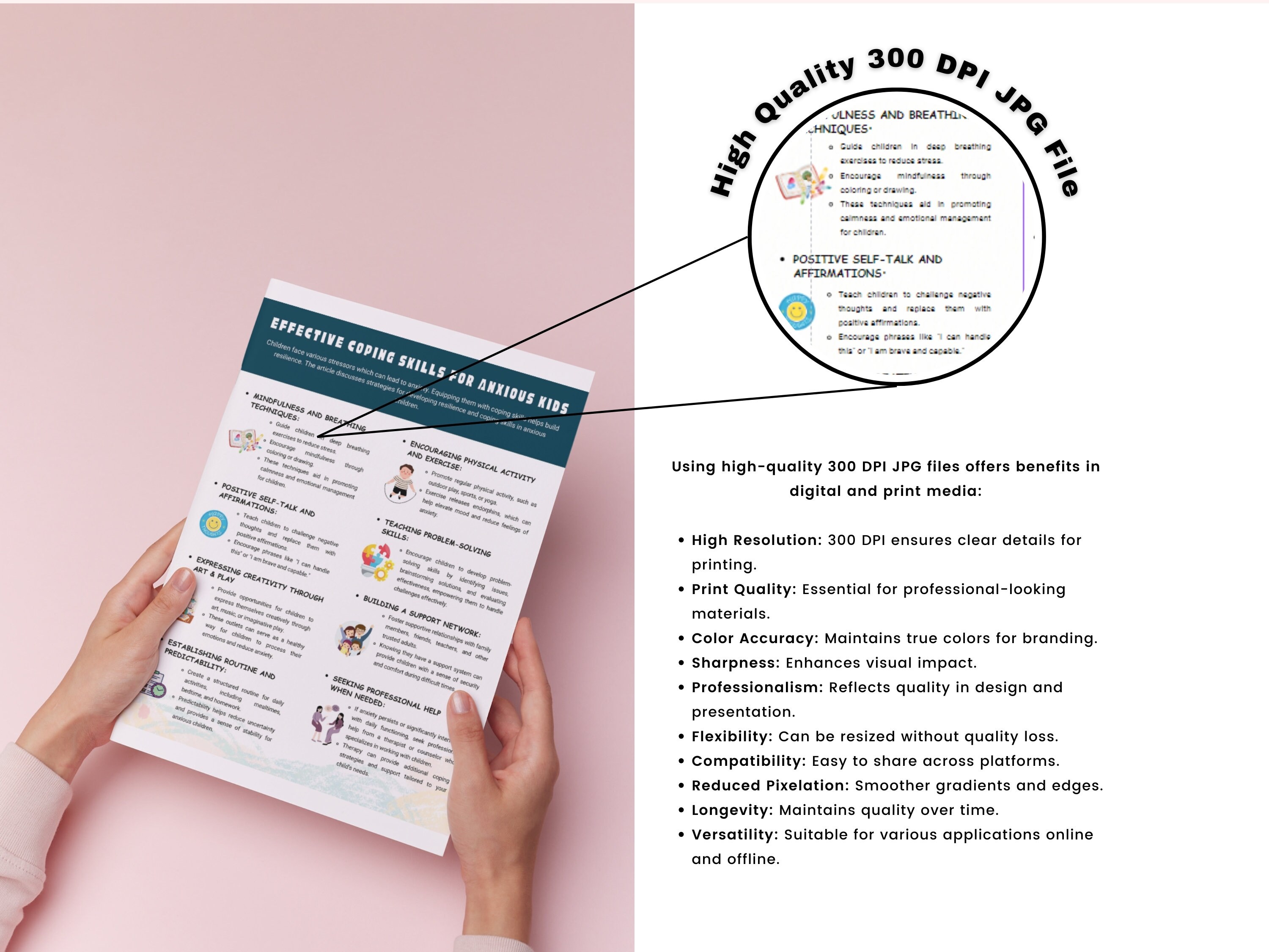 Anxiety Coping Skills Printable Poster, Anxiety Awareness Handouts ...