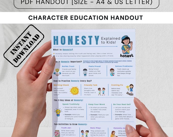 Effects of Honesty Worksheet, Social Skills Development, Teaching ...