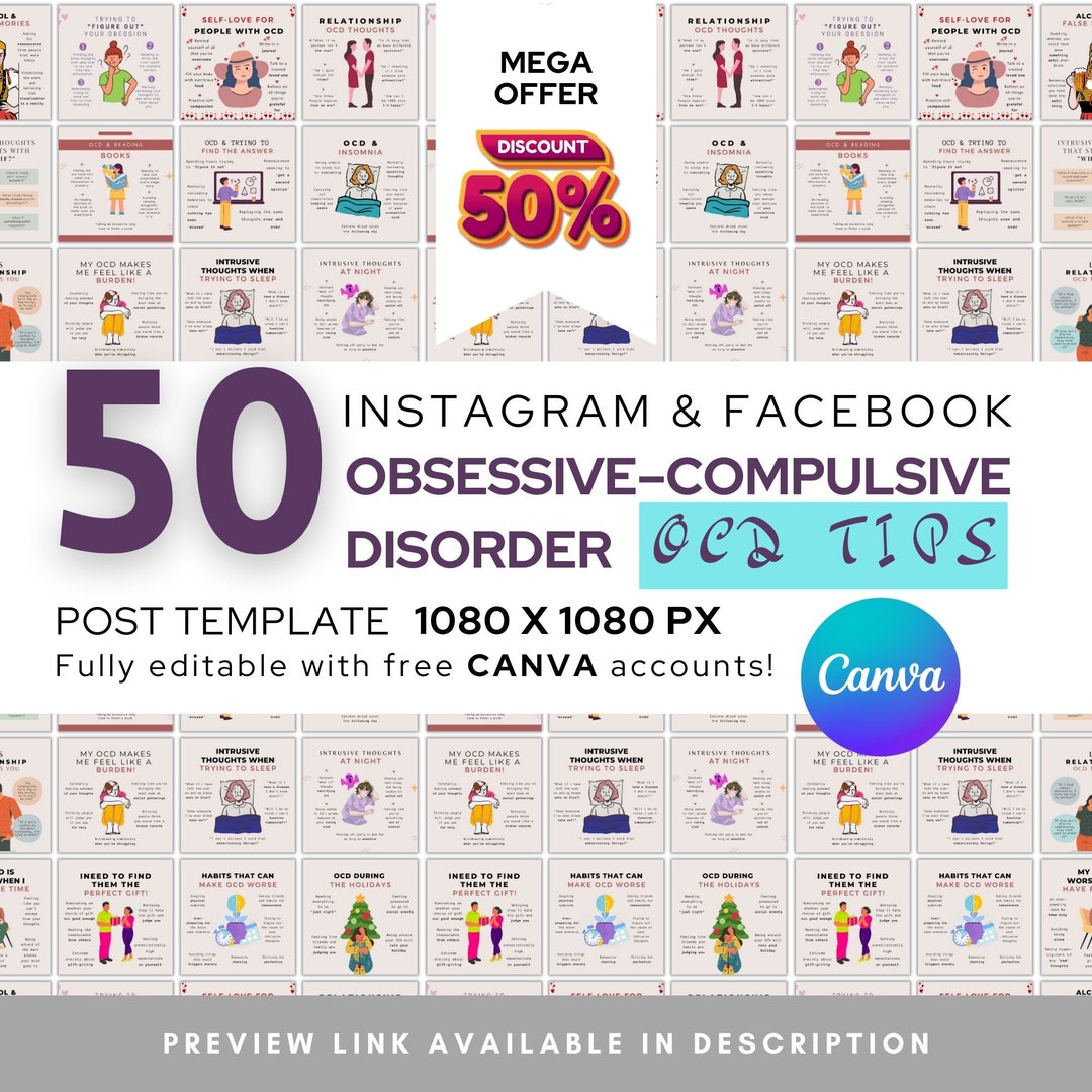 50 OCD Instagram Post, Obsessive Compulsive Disorder Instagram Post ...
