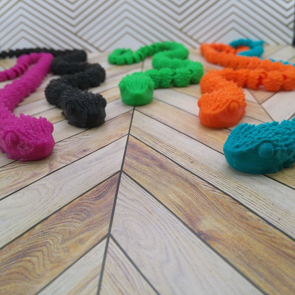 Articulated Snake 3d Printed - Etsy