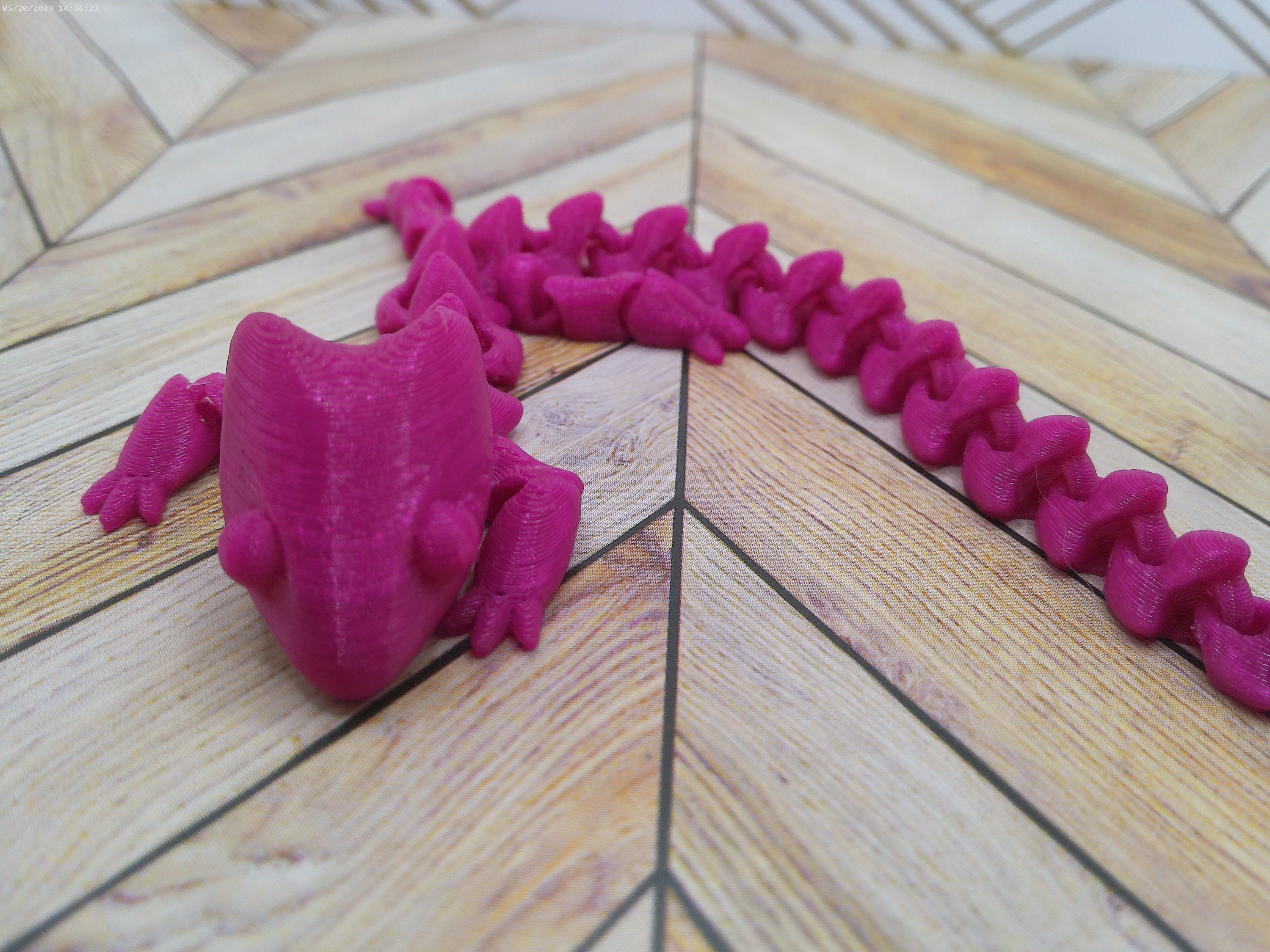 3d Printed Articulated Lizard Dragon - Etsy