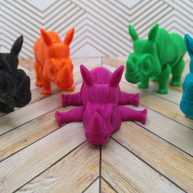 Rhino Print - Etsy