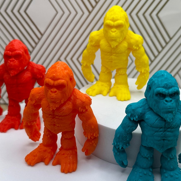 3d Printed Gorilla Tag - Etsy
