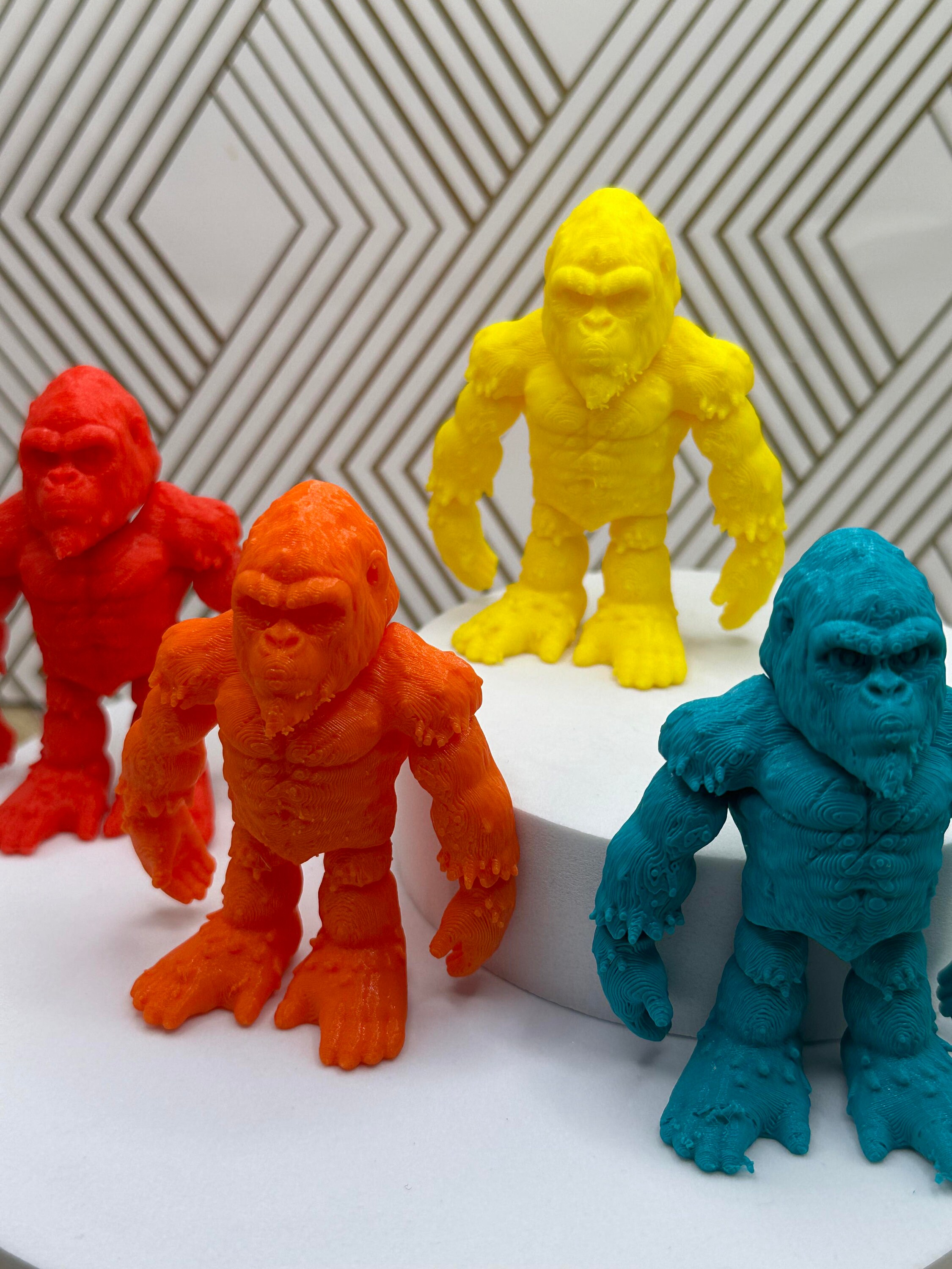 3d Printed Articulated Gorilla/giant Monkey/ape - Etsy