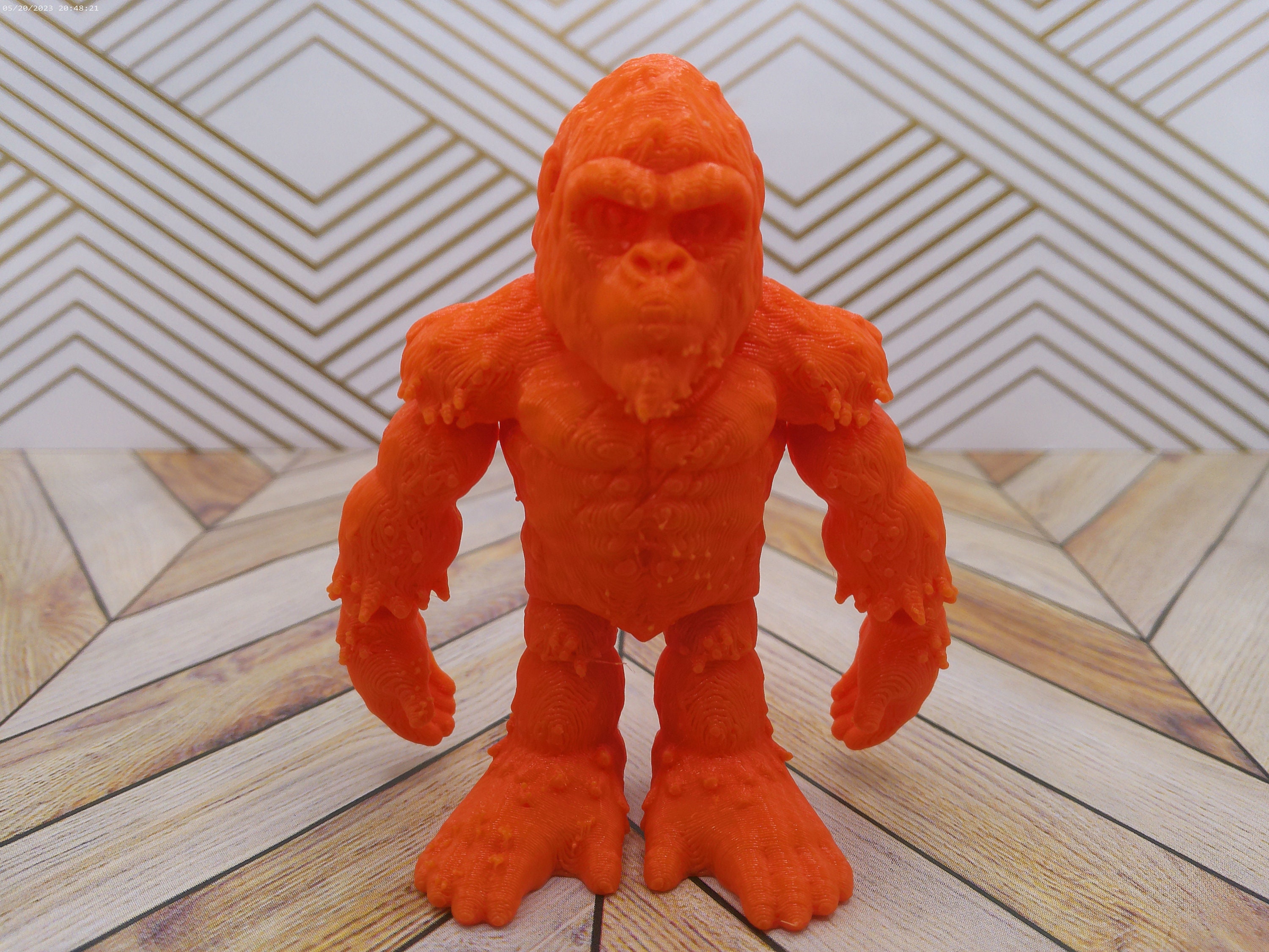 3d Printed Articulated Gorilla/giant Monkey/ape - Etsy