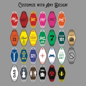 Custom Personalized Hotel Key Tags, Custom Luggage Tags, Laser Cut ...