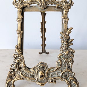 Vintage Antique Brass Rococo Style Picture Frame - Etsy